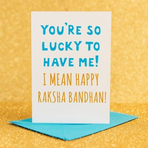Funny Rakhi Card Funny Raksha Bandhan Card Rakhi Gift - Etsy UK