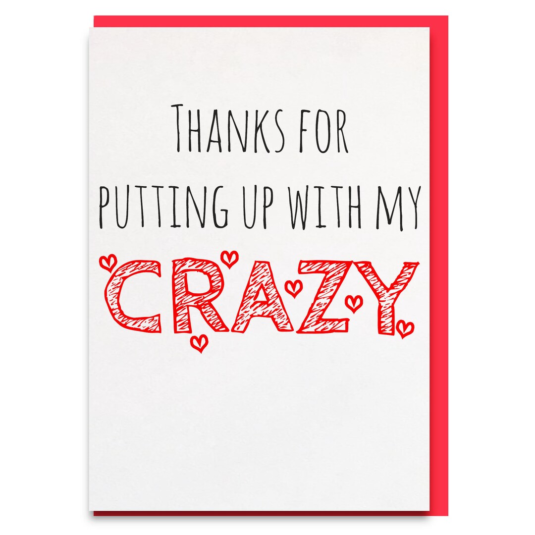 Funny Anniversary Card First Anniversary Card Funny Etsy UK