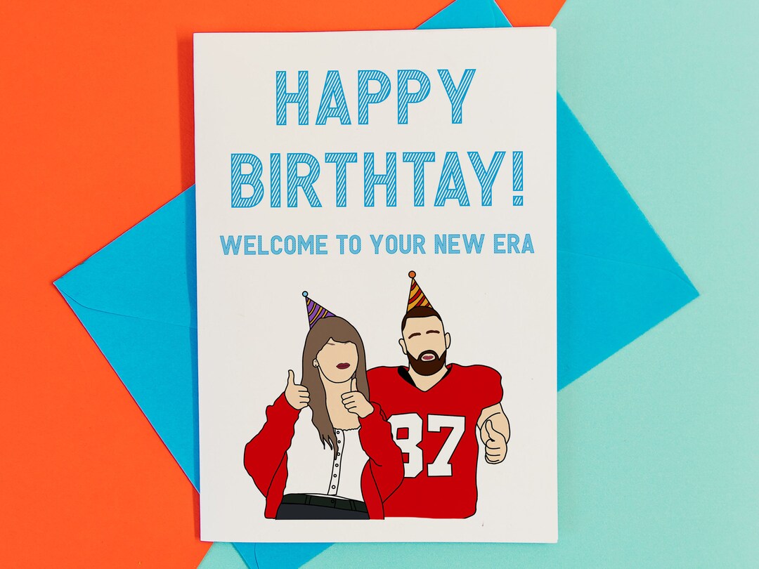 Taylor Swift Inspired Birthday Card, Taylor and Travis, Happy Birthtay ...