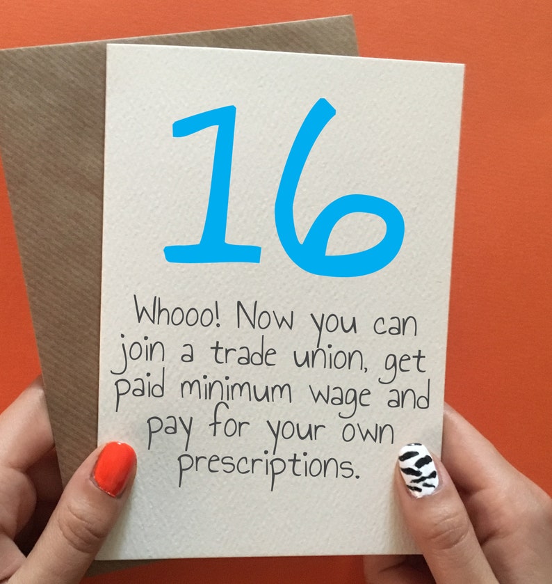 16th Birthday Gift 16th Birthday Card Son Funny 16th Etsy 16th-birthday-gift-16th-birthday-card-son-funny-16th-etsy