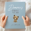 Baby's First Year - Blue. Personalized New Baby Book. Gift for Parents ...