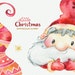 Little Christmas. Watercolor Clipart, Santa Claus, Winter, Cute, Card ...