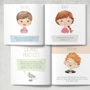 Personalised Book of Feelings. Gift for Baby, Educational Book ...