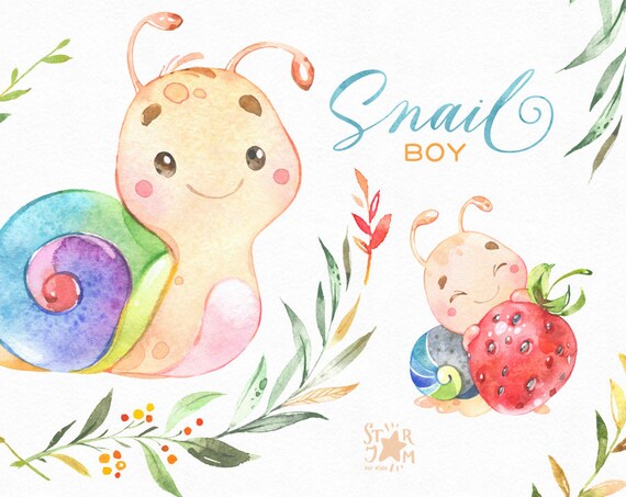 Baby Snail Clipart