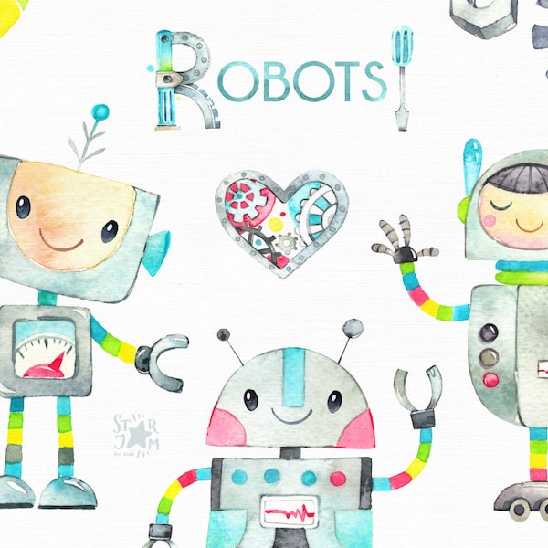 Robot Baby Shower - Etsy