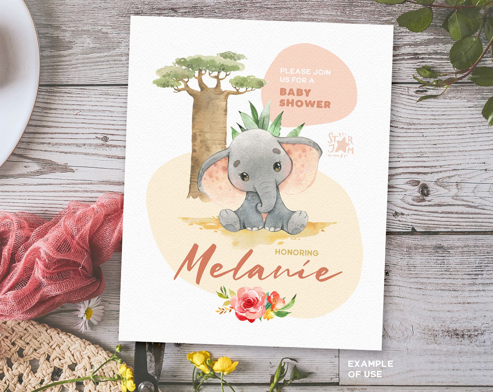 Exotic Baby Animals 1. Watercolor Animals Clipart Elephant - Etsy