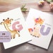 ABC Animals. Watercolor Clipart Alphabet Letters a to Z - Etsy