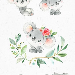 Koala. Little Animals Watercolor Clipart, Australia, Koala Bear ...