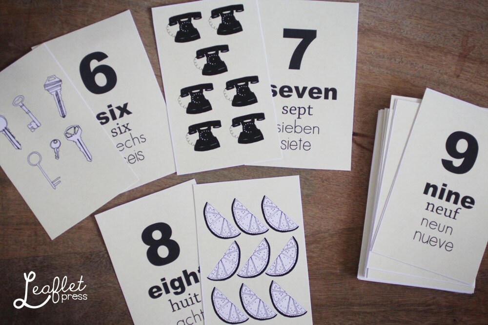Matching Numbers to Pictures DIY Printable Homeschool - Etsy