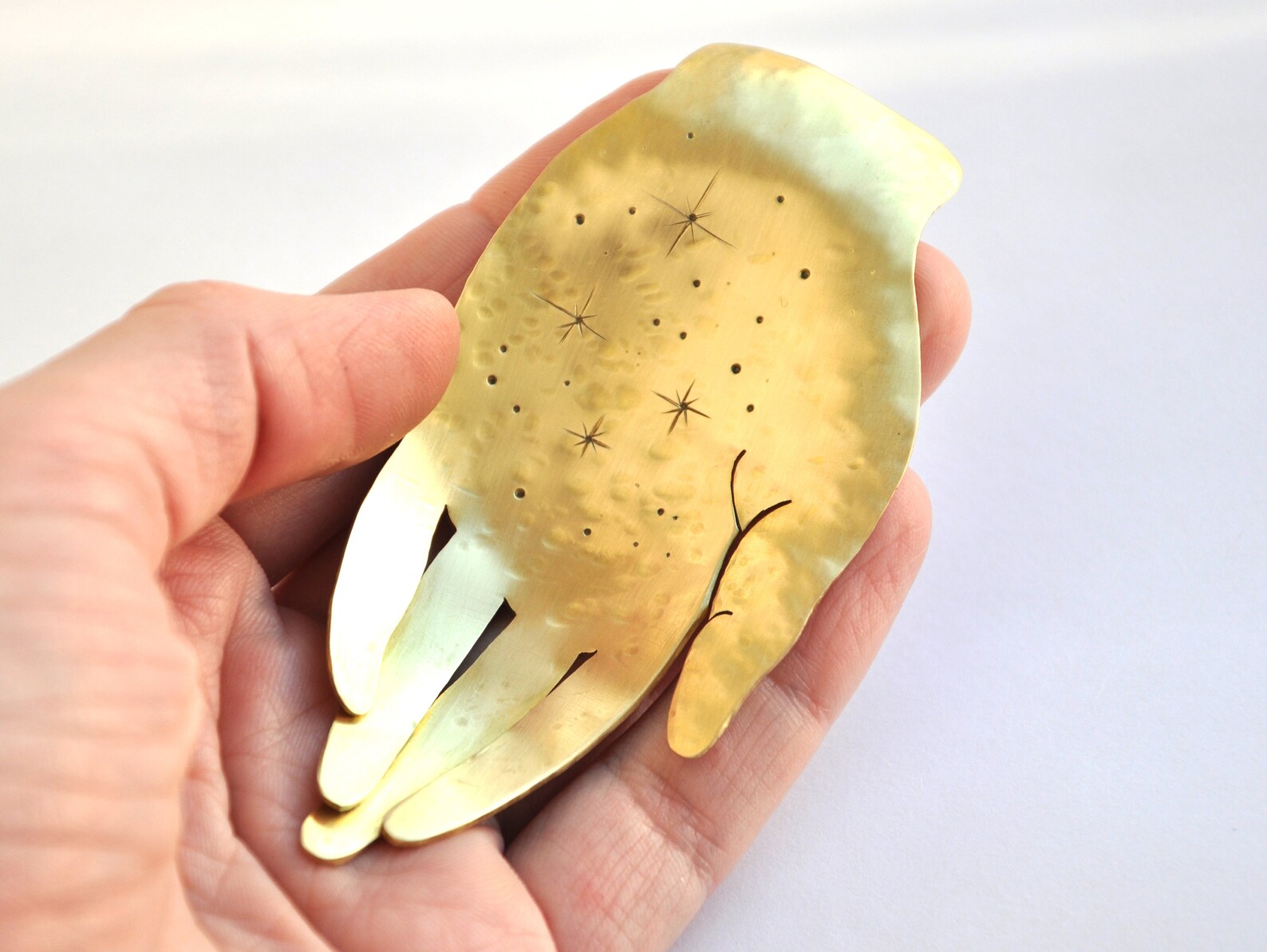 Hand Ring Dish With Stars and Constellations Altar Dish Celestial ...