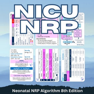 NRP NICU 5 Badge Bundle Clipboard Badge Buddy Neonatal Ped Pediatric L ...