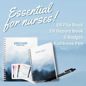 ER Emergency Room Essential Bundle Nurse Labs Waterproof Fits in Scrub ...