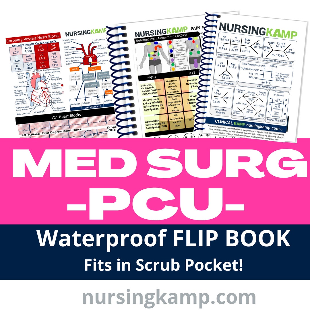 Clinical Book Med Surg Lab Book Quick Reference Medical - Etsy New Zealand