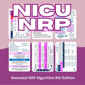 NRP Nicu 5 Badge Set Neonatal Ped Pediatric Neonatal Picu Maternity L&D ...