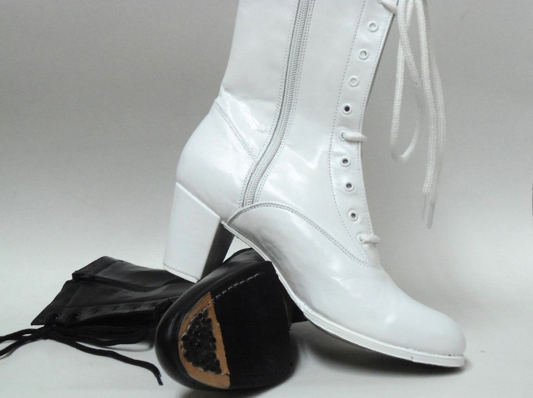 Colonial Child/women Estilo 129 Bota Adelita/carlota Folklorico Boots ...