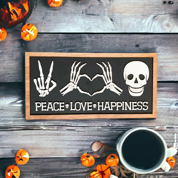 Skeleton Hand Shelf Sign - Etsy