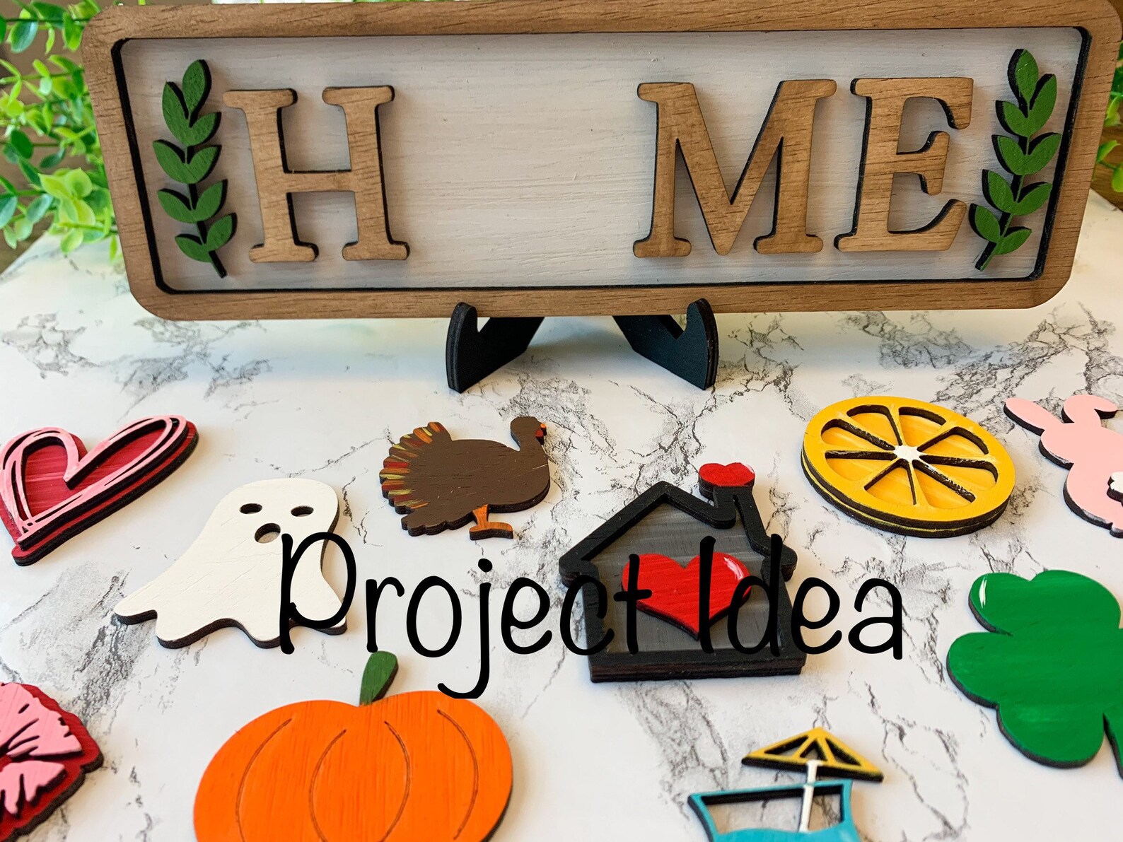 Interchangeable Sign DIY / Holiday Sign / DIY Sign Kit / Paint | Etsy