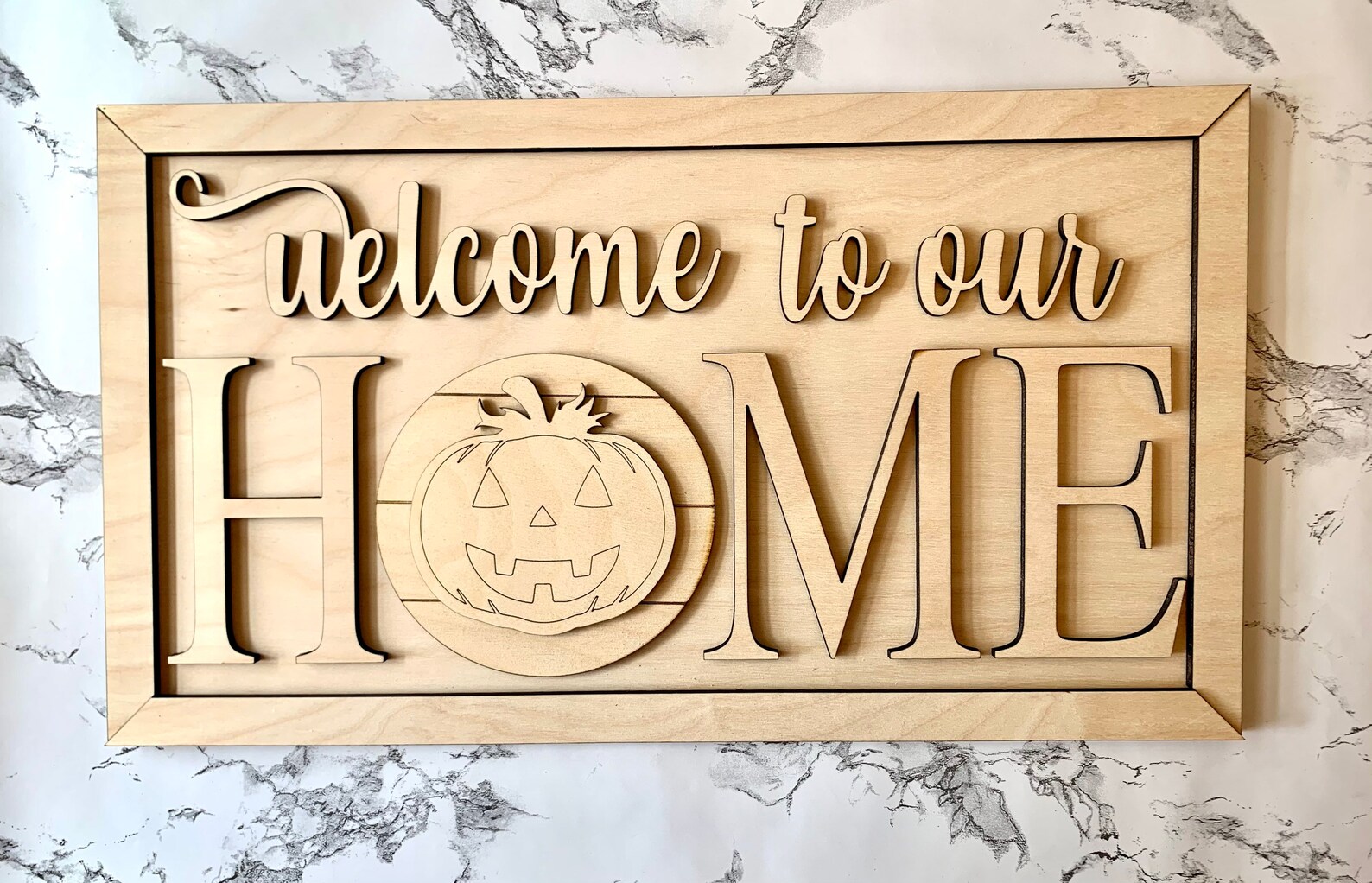 Interchangeable Welcome to Our Home Sign DIY Kit / Shiplap / | Etsy