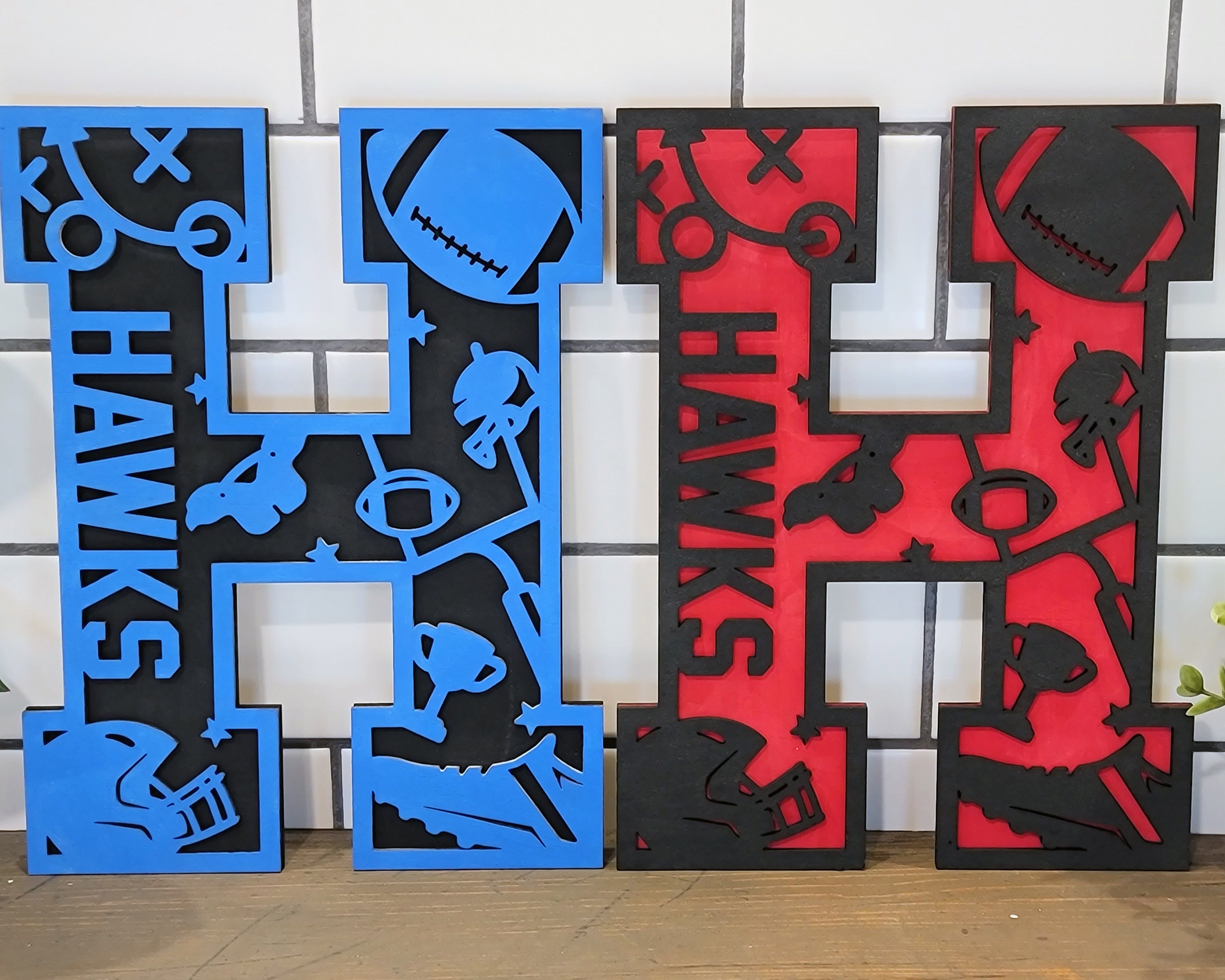 Football Stadium Series Letters & Numbers / Team Spirit / Kids Sports ...