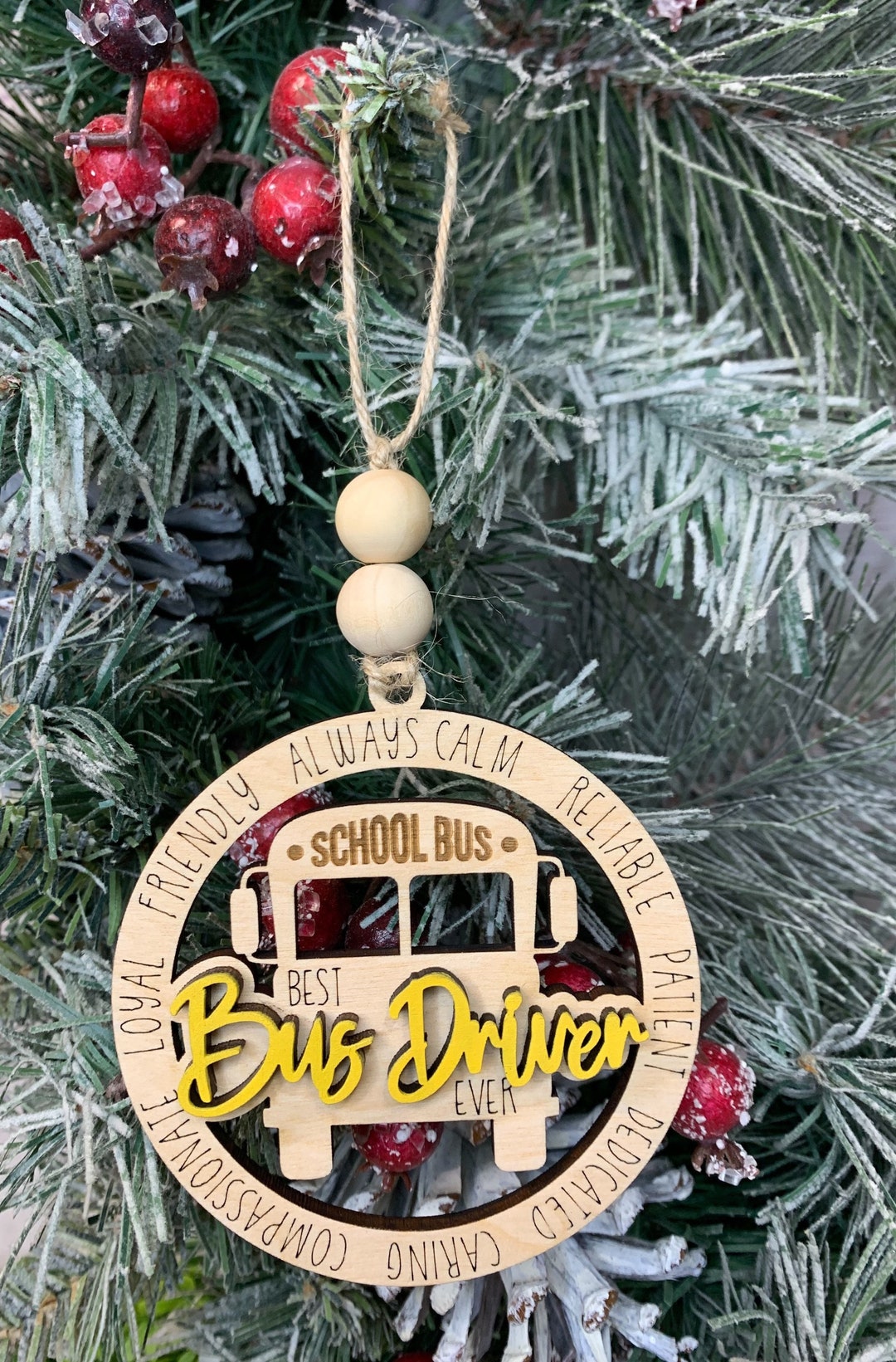 Custom Bus Driver Ornament / Bus Driver / School / Bus Driver - Etsy