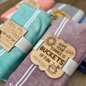 Teacher's Appreciation / Beach Towel Tag / Beach / Teacher / End of ...