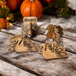 Turkey Place Holder / Turkey / Place Holder / Thanksgiving Table Scape ...