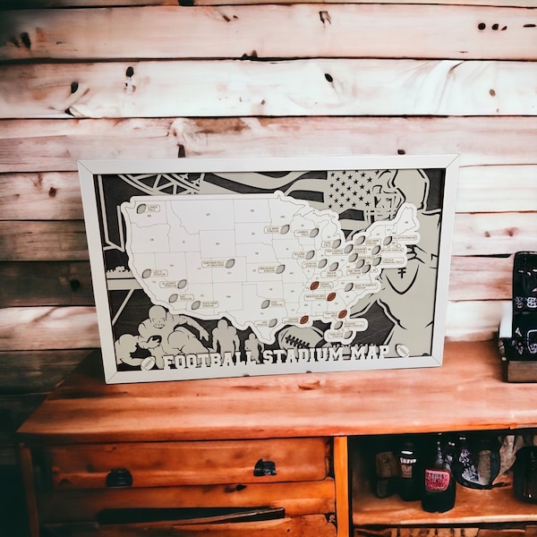 Laser Nfl Football Stadiums - Etsy