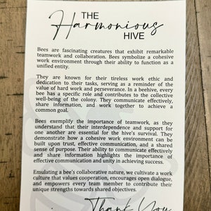 The Story of the Harmonious Bee / Christmas / Ornament / Worker Bee/ Co-worker / Office / Gift ...