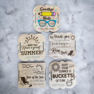 Teacher's Appreciation / Beach Towel Tag / Beach / Teacher / End of ...