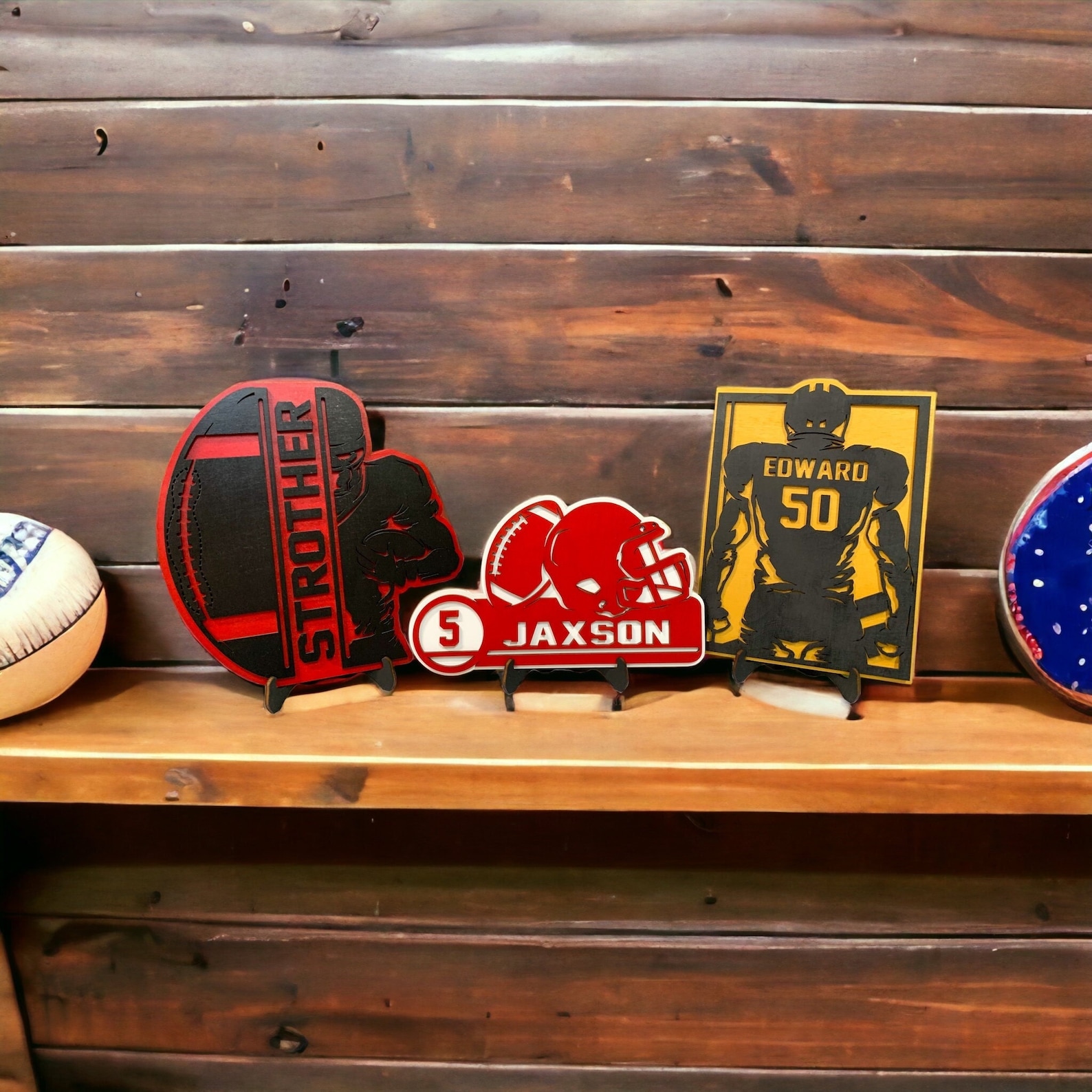 Personalized Football Player Sign / Football / Football Plaque ...