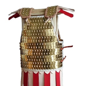 Brass Lamellar Armor With Pteruges ROMAN - Etsy