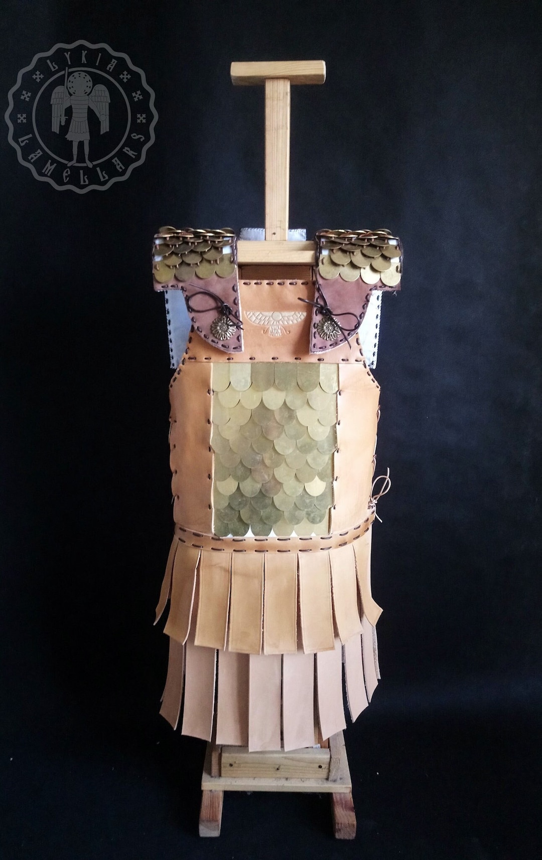 Linthorax in Persian Style. Ancient Armor. Greek Linthorax. Historical ...