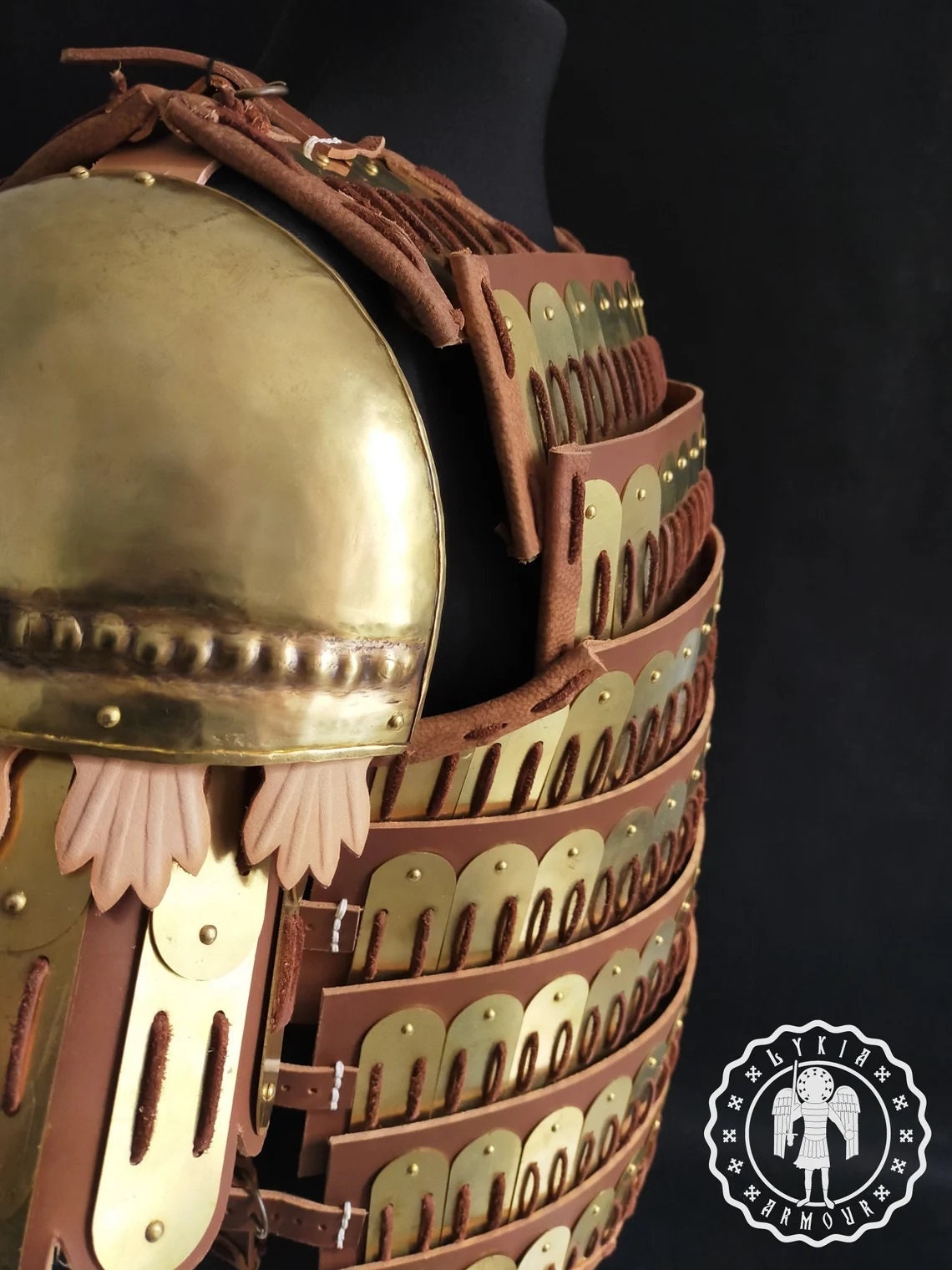 Byzantine Lamellar Klibanion Medieval Armour With Pauldrons. Hand ...