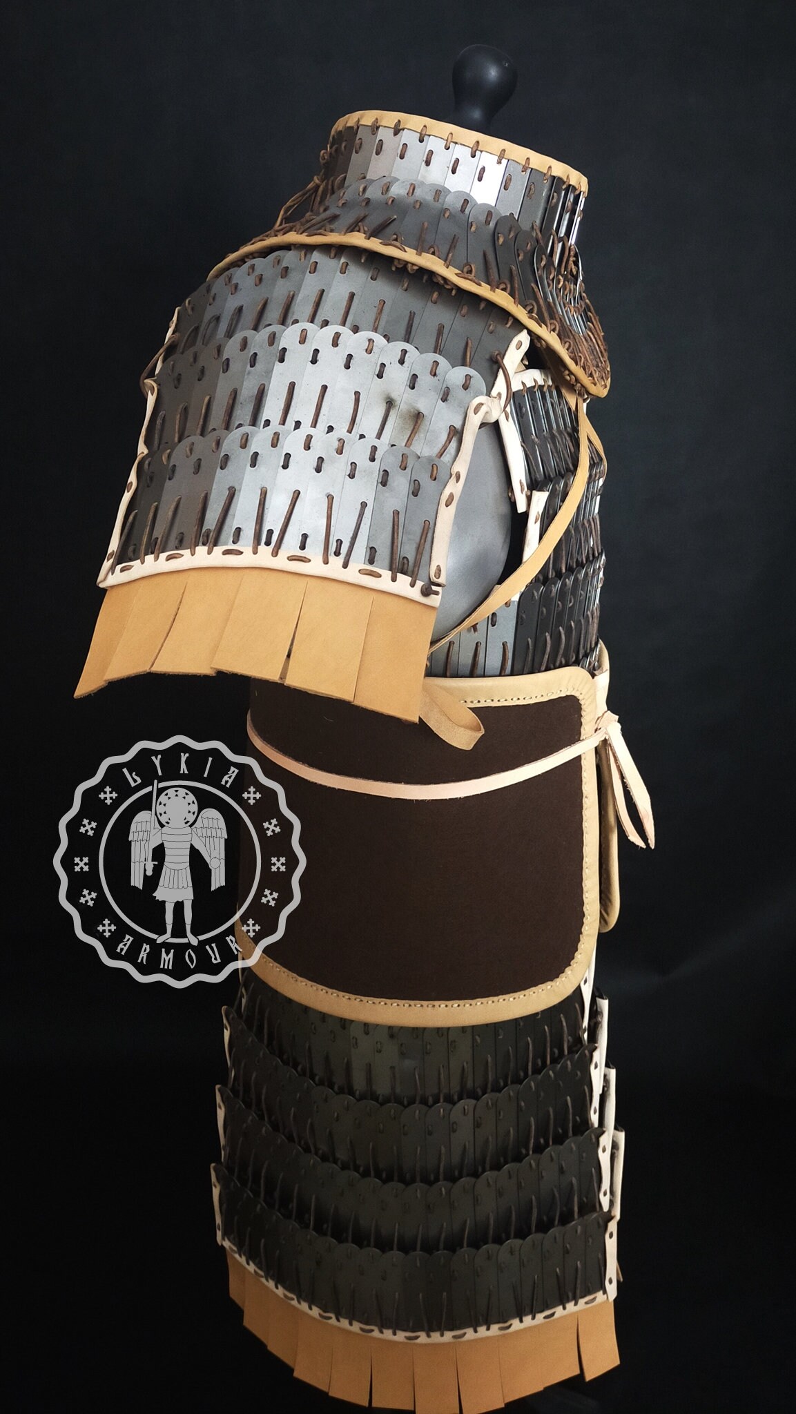 Full Set. Mongol/ Jurchen Lamellar Helmet Face Protection - Etsy Canada