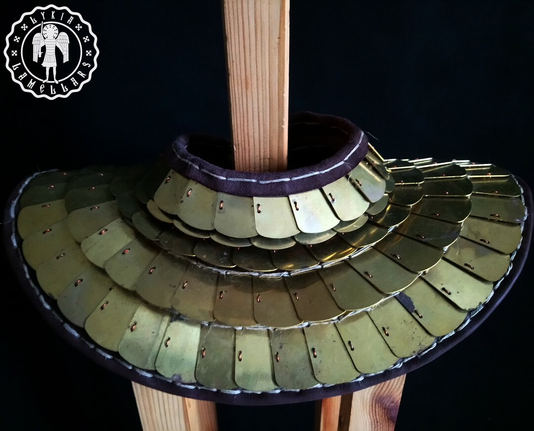 Scale Collar. Bras With Copper Wire. Ancient / Medieval. Roman. - Etsy