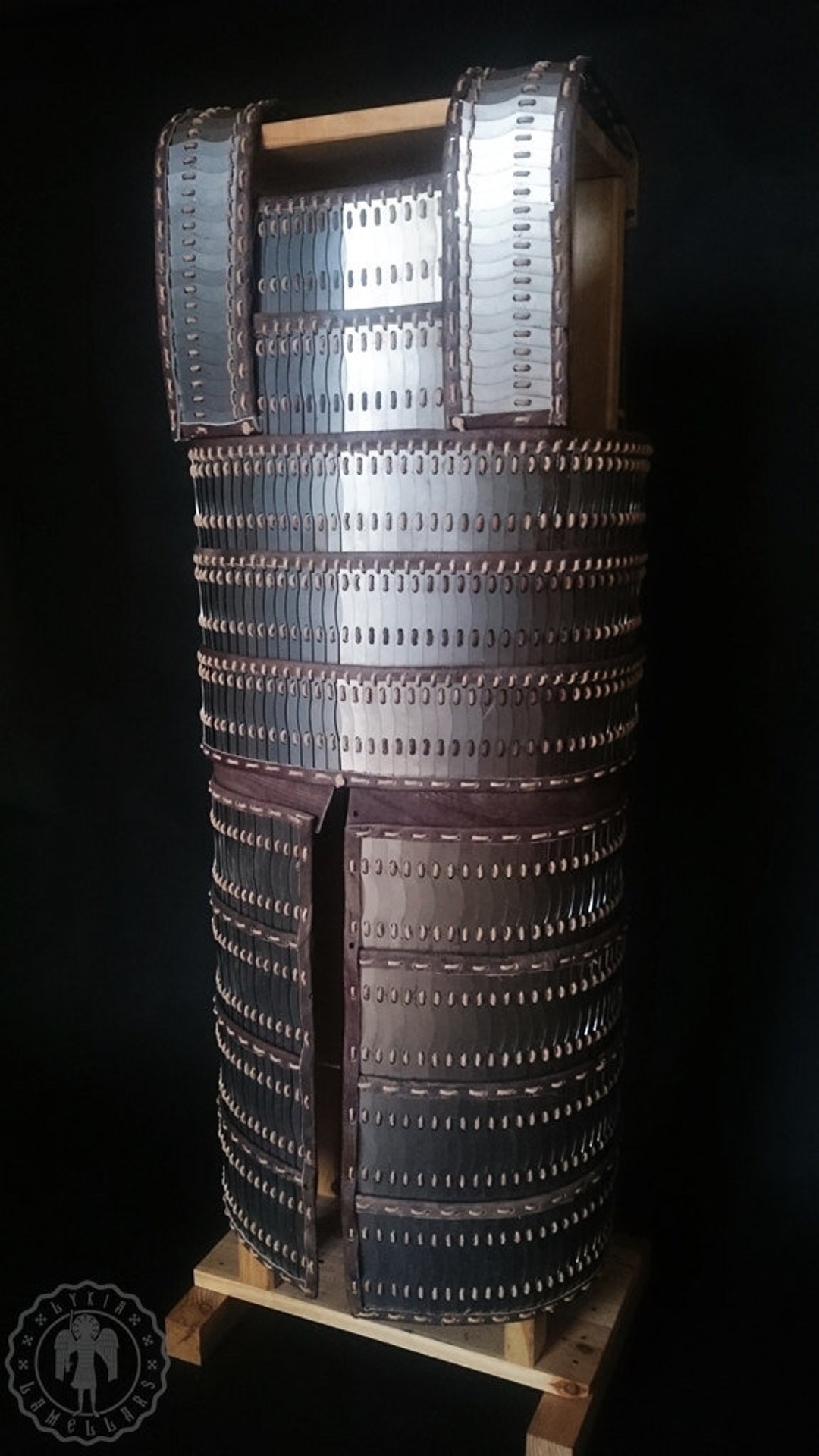 Steel Lamellar Armour. Niederstotzingen Armor. Grave 12a. Frankish ...