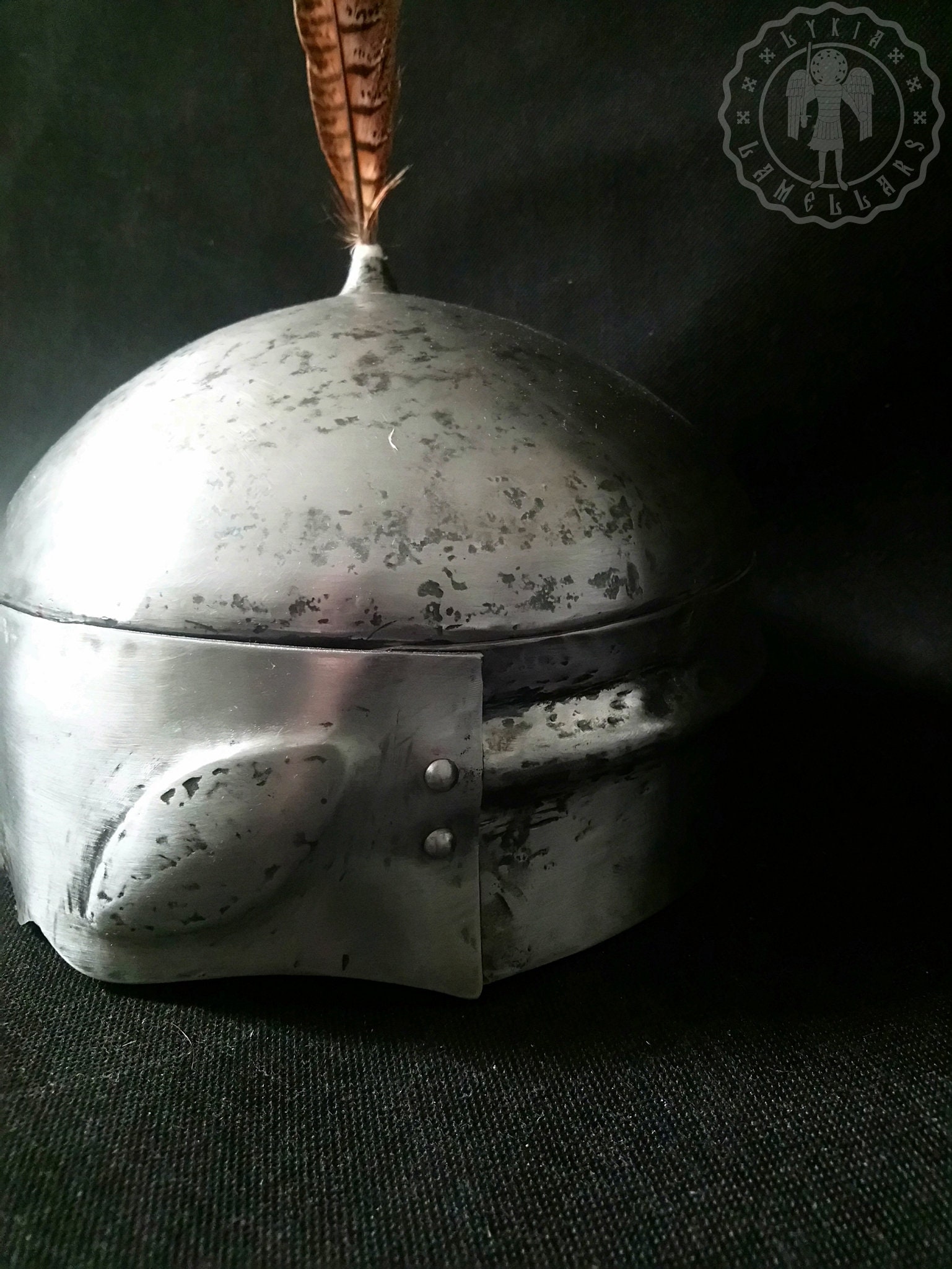 Full set. Mongol/ Jurchen lamellar helmet vambracess | Etsy