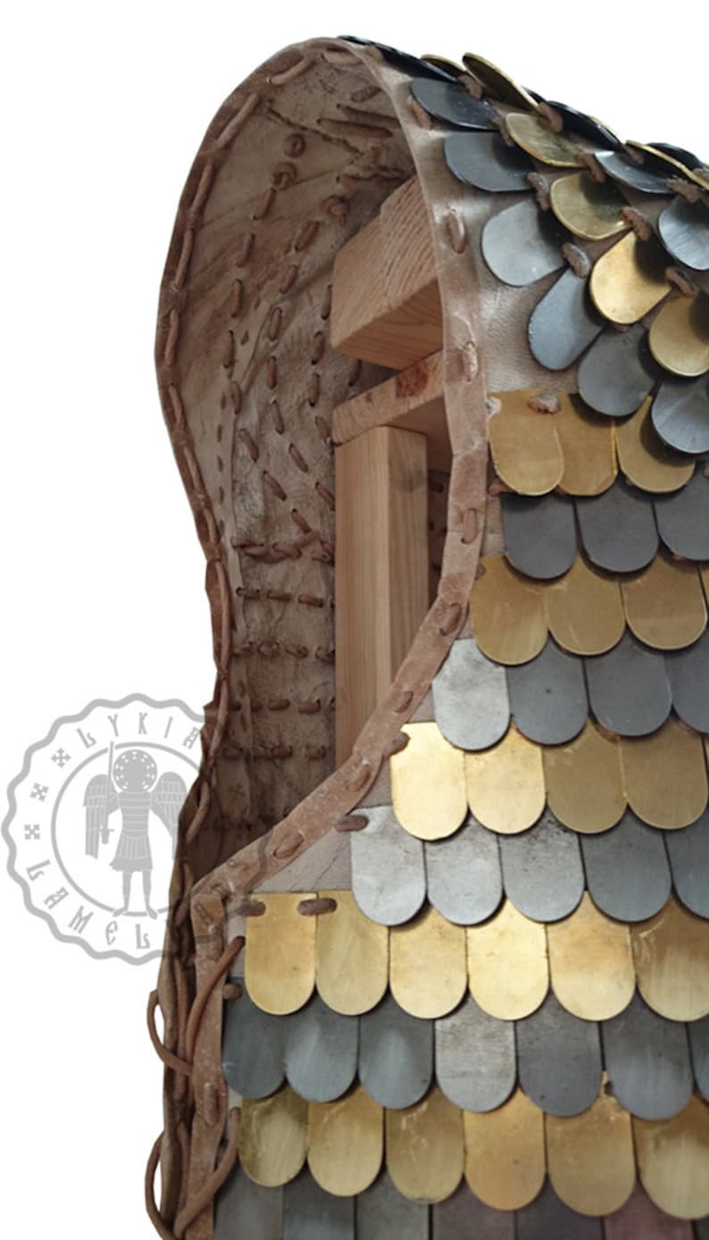 Scale armor brass/steel | Etsy