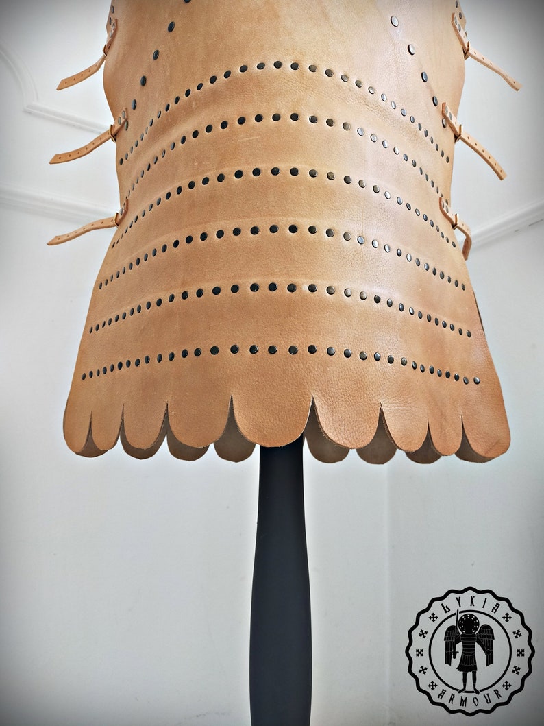 Fake Brigandine for Larp/cosplay/prop. Natural Vegetable Leather Armor ...