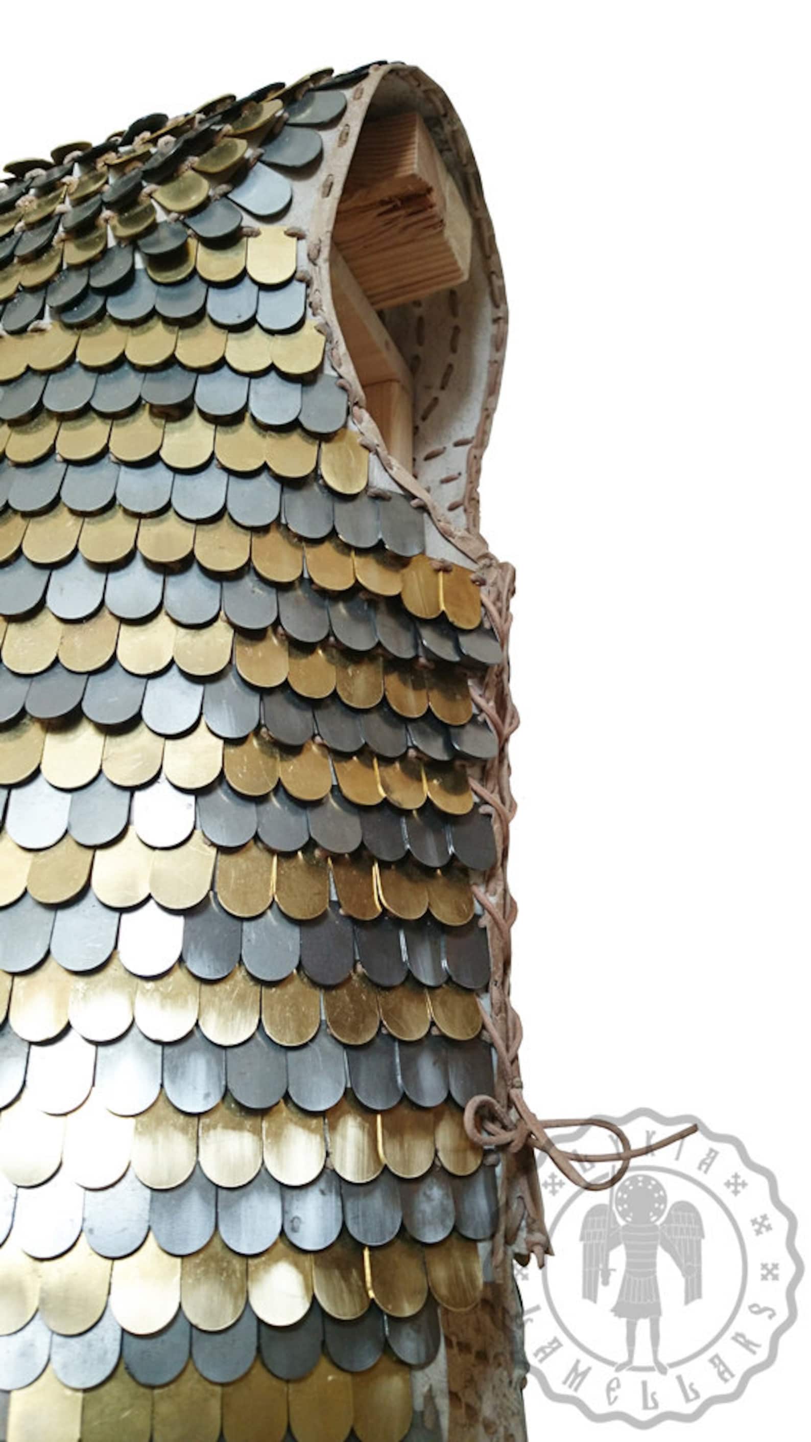 Scale armor brass/steel | Etsy