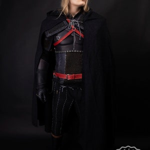 Set Cloak + Hood. Witcher, Geralt of Rivia. Cosplay. Larp. Assassin. - Etsy
