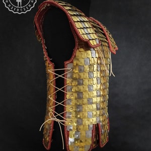 Roman Scale Armor. Brass and Steel Scales, Copper Wire. Second Version ...
