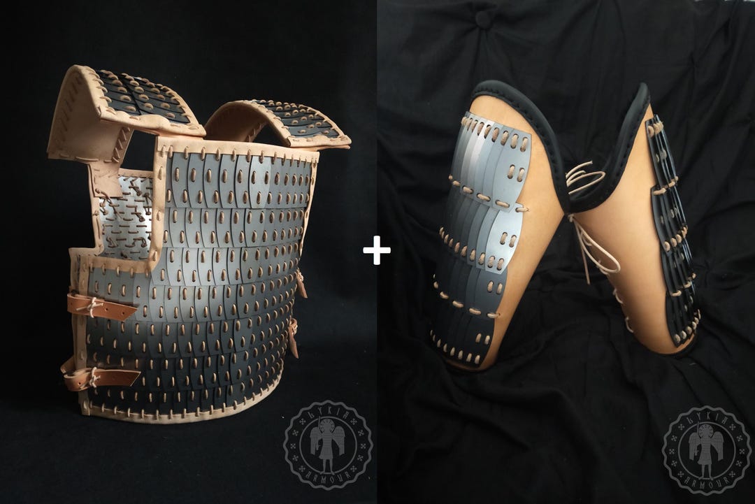 Mongol Lamellar Armor 12/13th Century (copy) & Lamellar Vambraces (hand ...