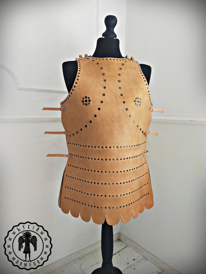 Fake Brigandine for Larp/cosplay/prop. Natural Vegetable Leather Armor ...