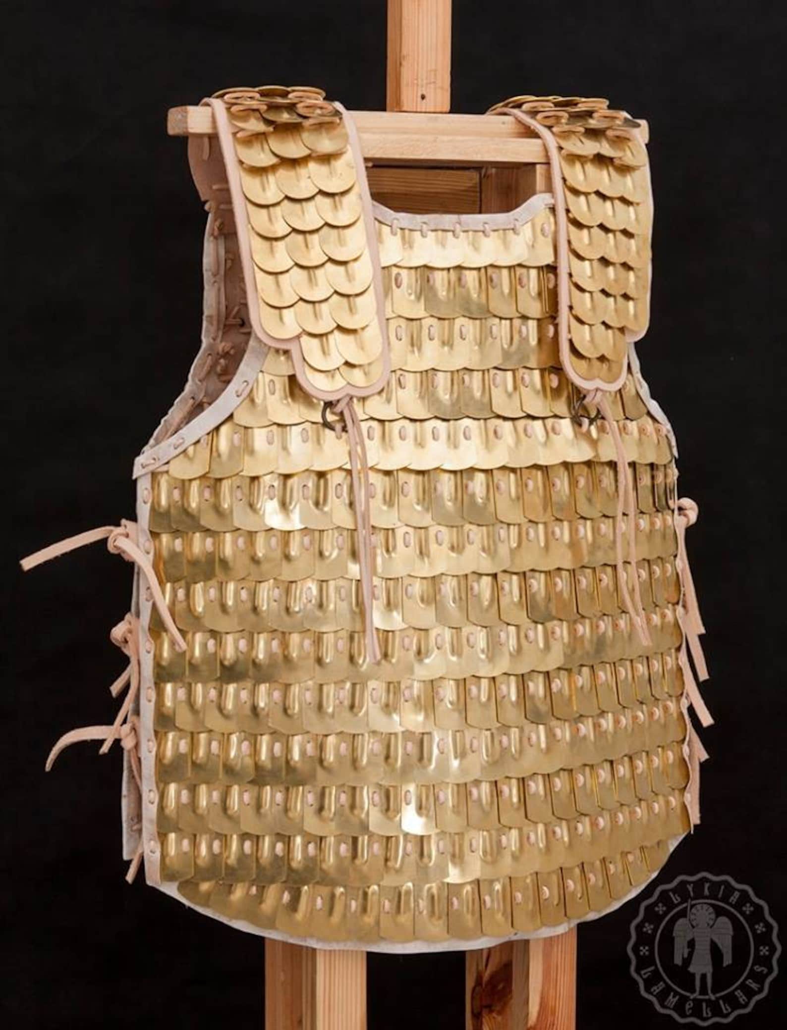 Roman Brass Armor Lamellar/scale Armor - Etsy