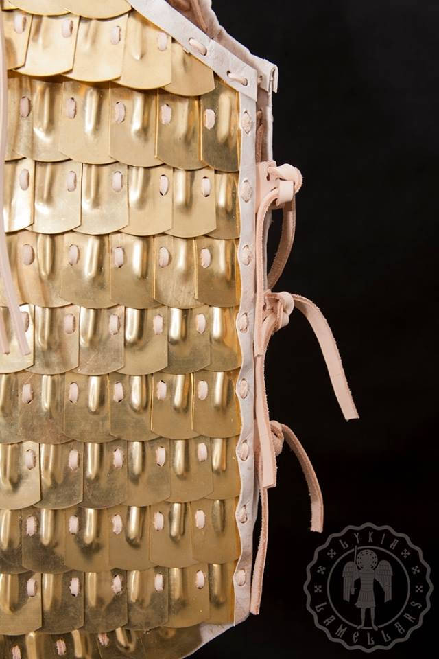 Roman Brass Armor Lamellar/scale Armor - Etsy