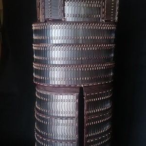 Steel Lamellar Armour. Niederstotzingen Armor. Grave 12a. Frankish ...