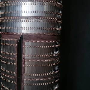 Steel Lamellar Armour. Niederstotzingen Armor. Grave 12a. Frankish ...