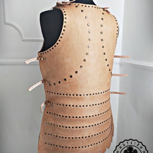 Fake Brigandine for Larp/cosplay/prop. Natural Vegetable Leather Armor ...