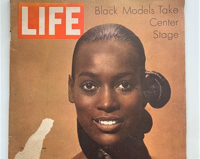 October 1969 Life Magazine Features Naomi Sims Top Models Take Center ...